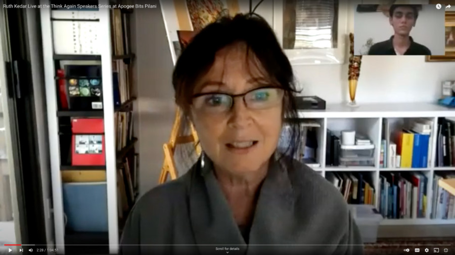 Ruth Kedar @ThinkAgain Live Speakers Series - Kedar Designs